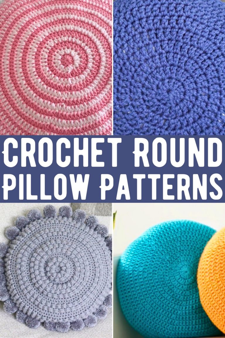 Crochet Round Pillow Patterns For Modern Living Rooms - All Crafts