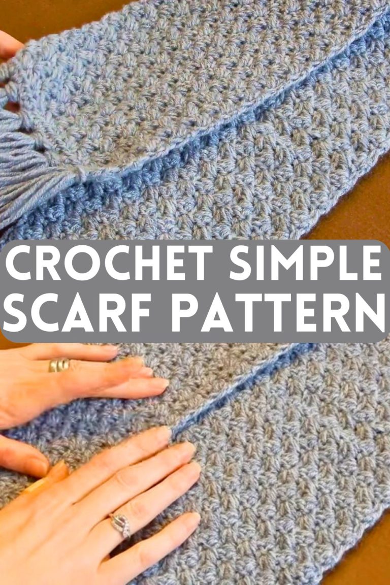 Nicely Textured Crochet Scarf Patterns With Colorful Designs - All Crafts