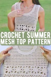 Breathable Crochet Mesh Top Patterns For Layering - All Crafts